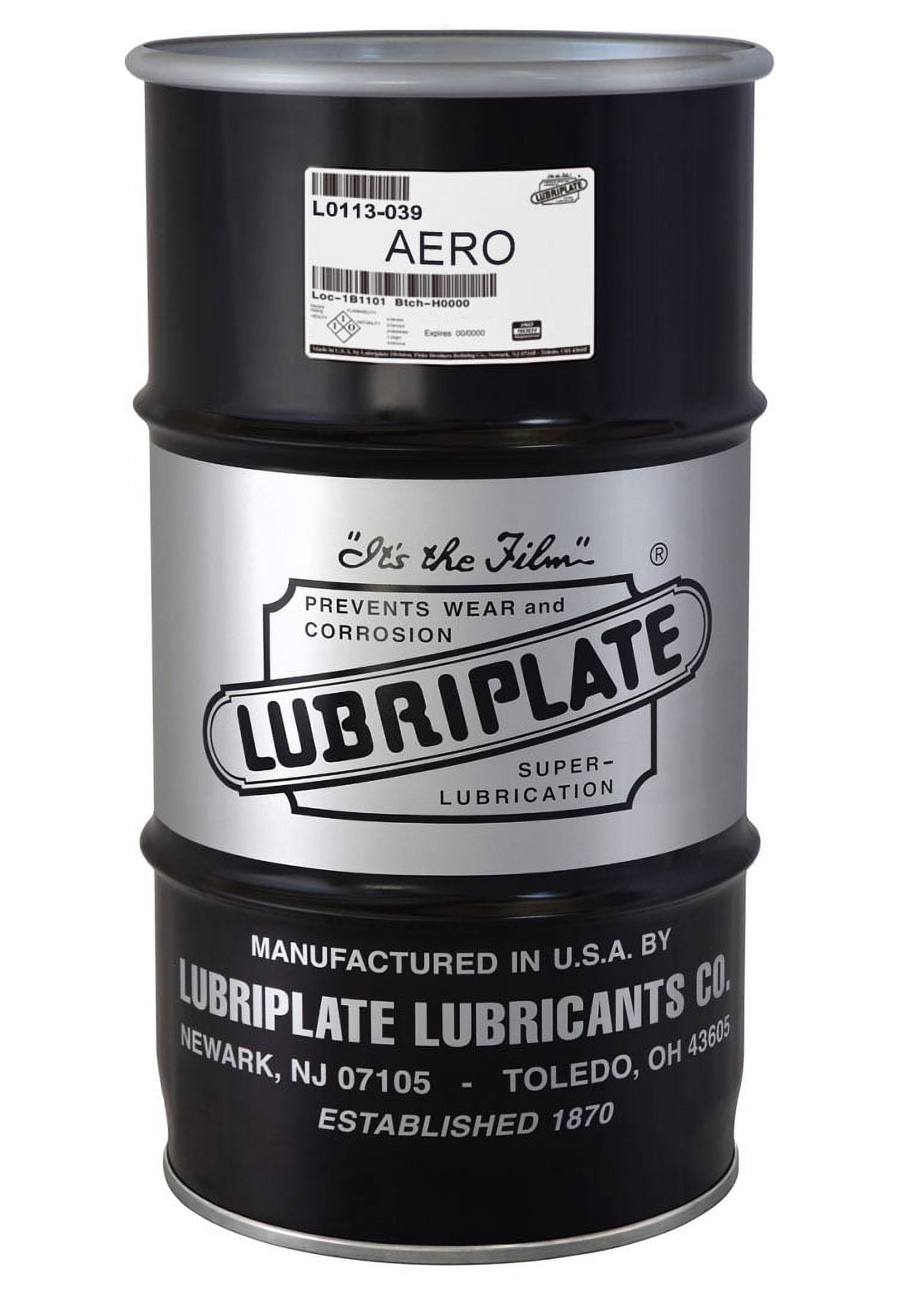 Lubriplate Lithium Type Grease, L0113-039, 120 Lb Keg Drum - Walmart.com
