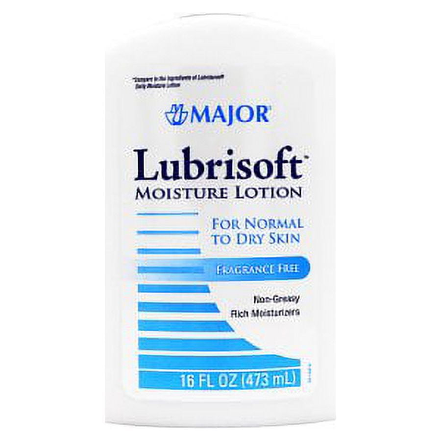 Lubrisoft Hand and Body Moisturizer 16 oz. Pump Bottle Unscented Lotion ...
