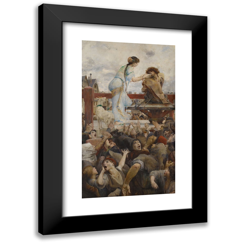 Luc-Olivier Merson 10x14 Black Modern Framed Museum Art Print Titled ...