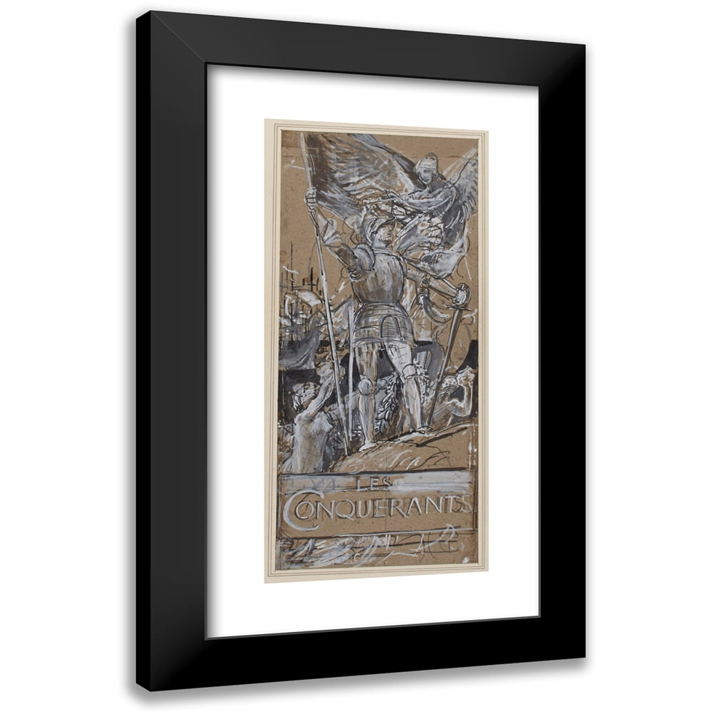 Luc-Olivier Merson 10x18 Black Modern Framed Museum Art Print Titled ...