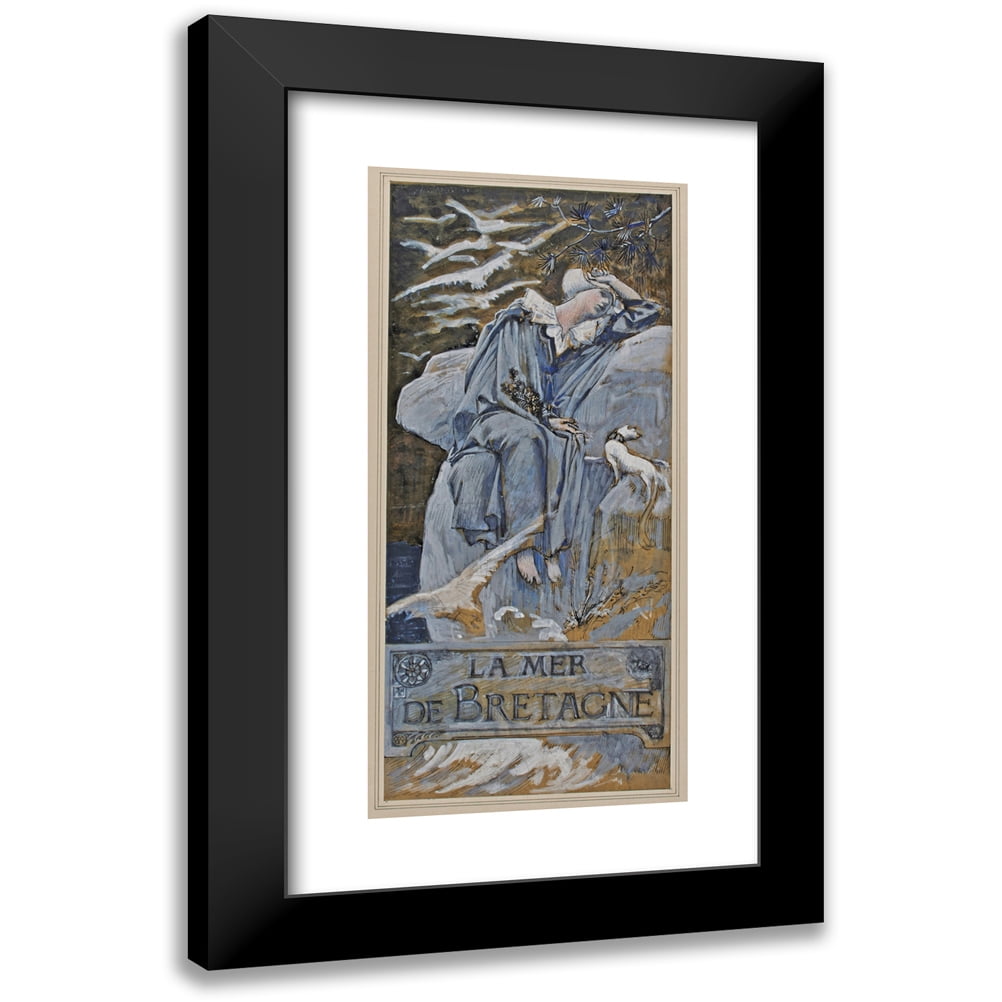 Luc-Olivier Merson 10x18 Black Modern Framed Museum Art Print Titled ...