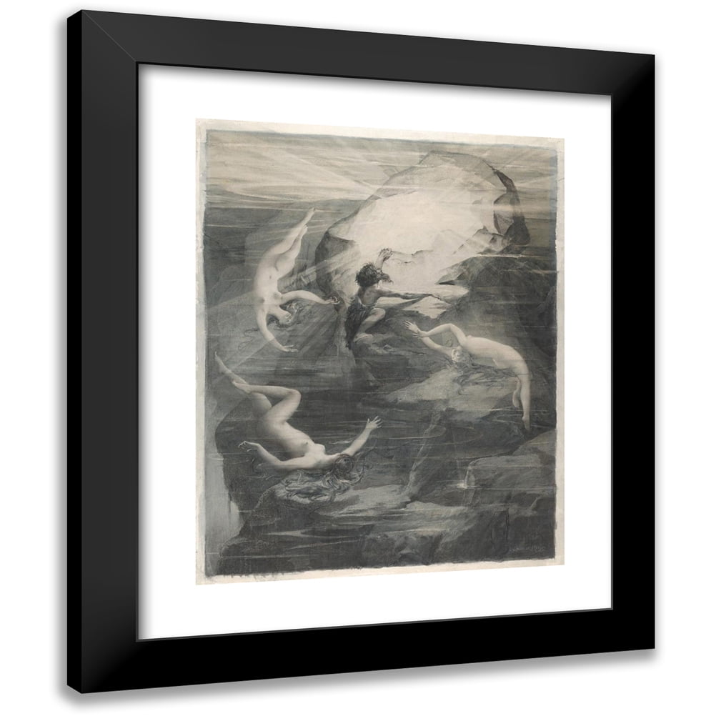 Luc-Olivier Merson 12x14 Black Modern Framed Museum Art Print Titled ...