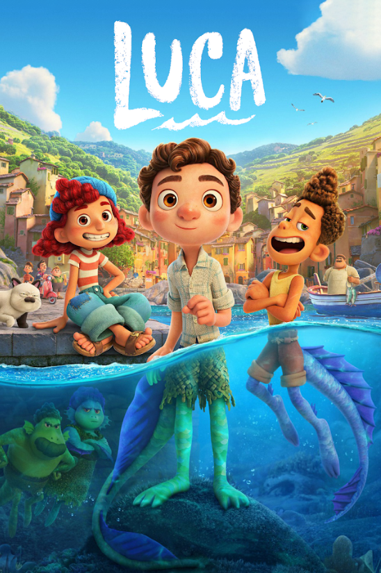 Luca 2021 Poster 24x36 - Animated Family Adventure Pixar Heartwarming ...