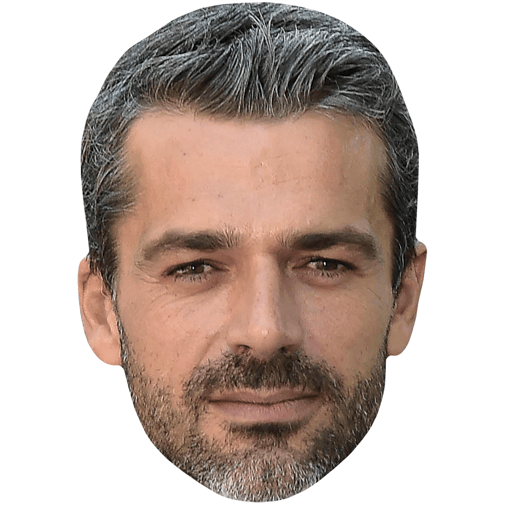 Luca Argentero (Beard) Flat Cardboard Face - Walmart.com