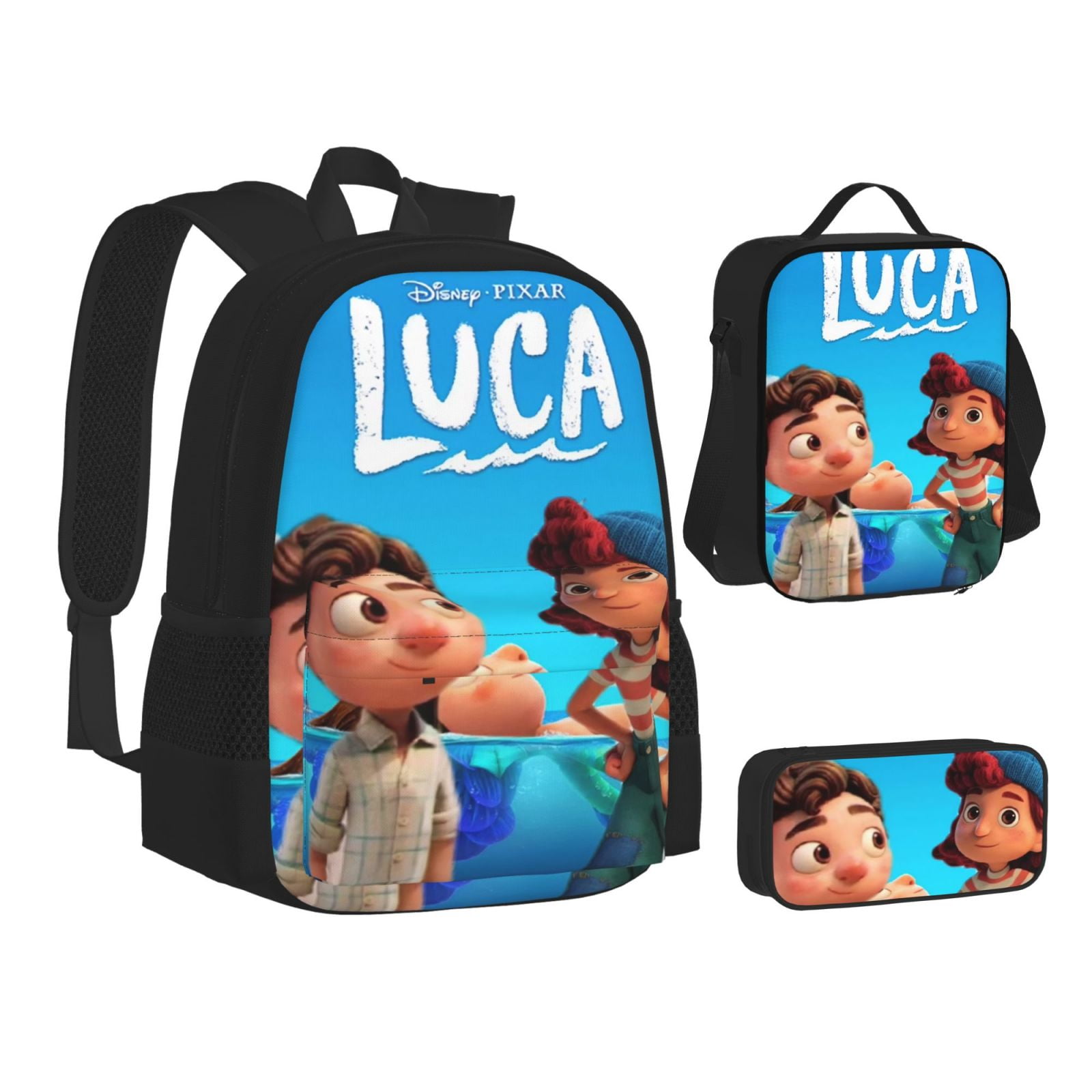 Luca Backpack Set Versatile 3-in-1 with Crossbody Lunch Bag and Case ...