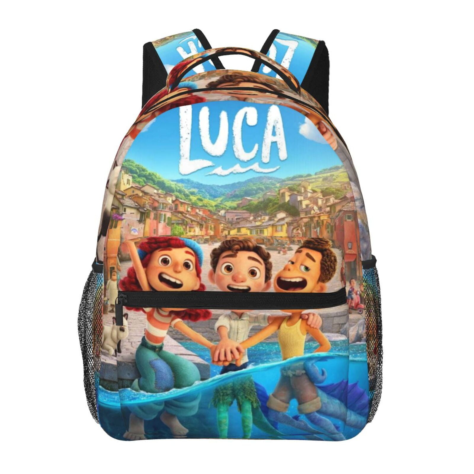 Luca Backpacks All Over Print Cartoon Lightweight Bookbag Daypack ...