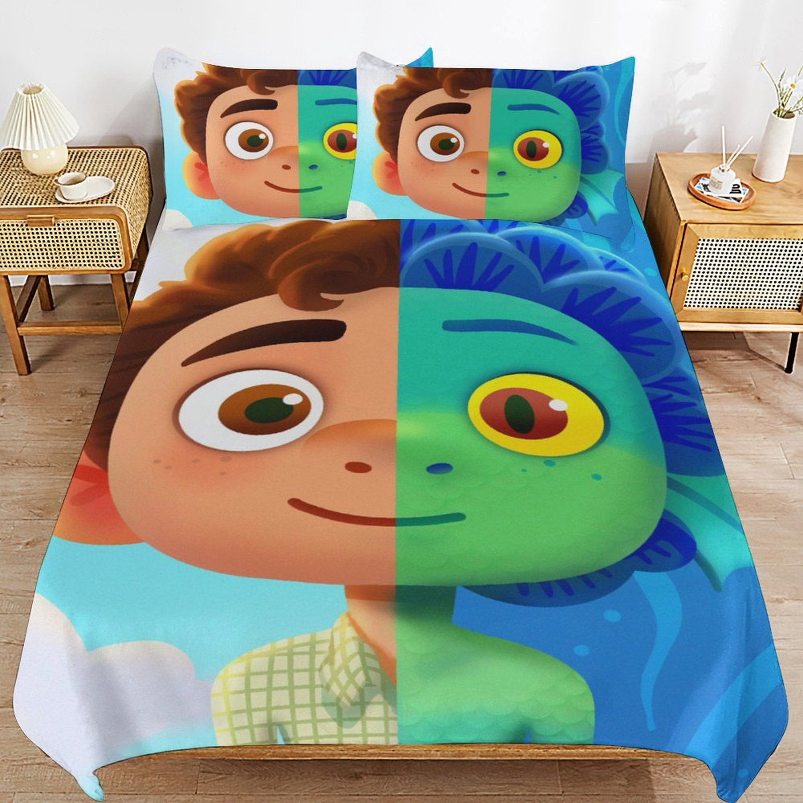 Luca Bed Duvet Cover Microfiber Bedding Sets 3D Printed Lightweight 3 ...