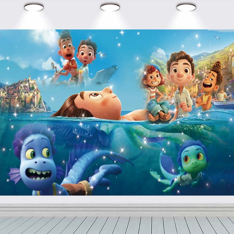 Luca Birthday Banner Backdrop Background Taspestry Wall Decor Party ...