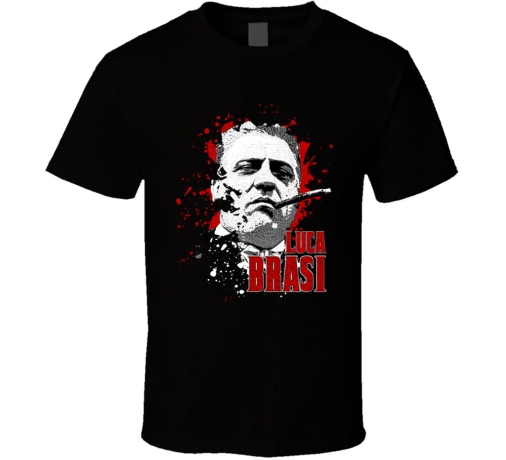 Luca Brasi Godfather Corleone gangster black t shirt - Walmart.com