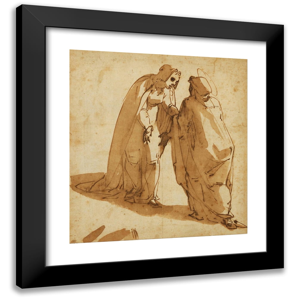 Luca Cambiaso 15x16 Black Modern Framed Museum Art Print Titled - The ...