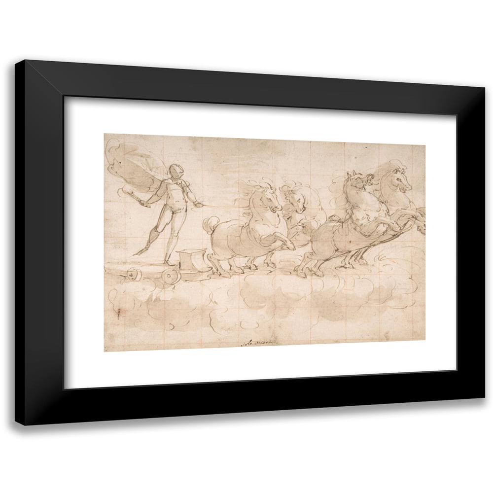 Luca Cambiaso 24x18 Black Modern Framed Museum Art Print Titled ...