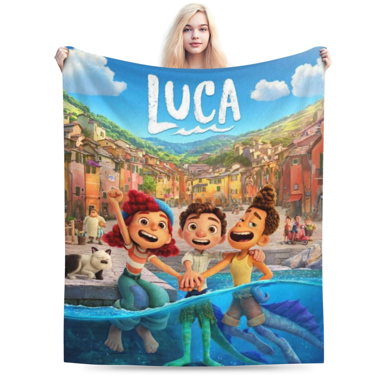Luca Cartoon Fleece Blanket for Boys Girls Kids, Ultra Soft Cozy Warm ...