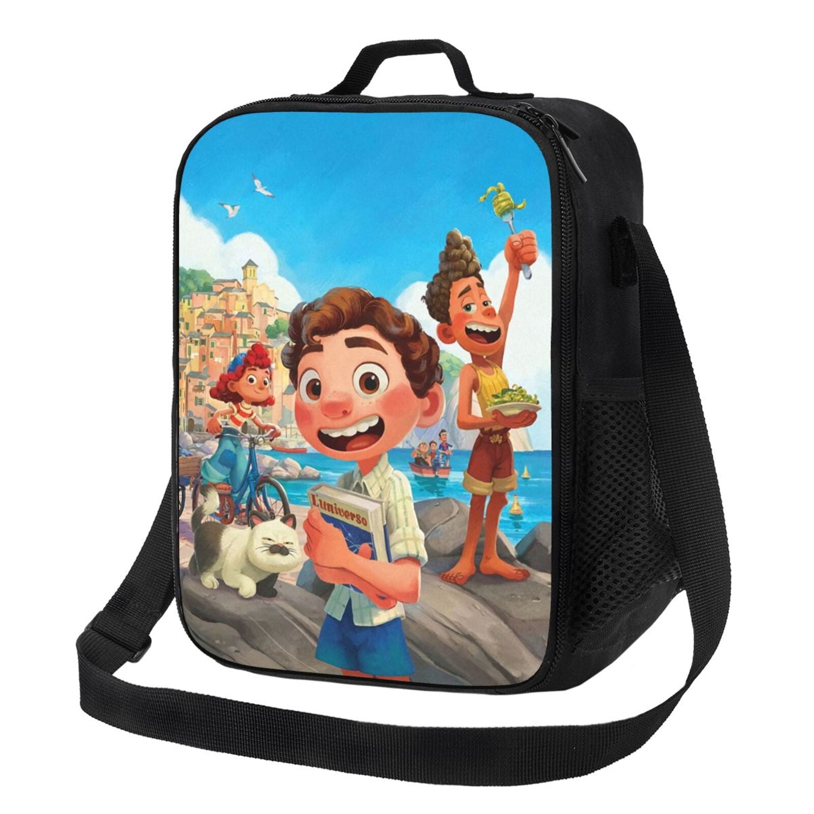 Luca Cartoon Insulated Lunch Bag With Adjustable Shoulder Strap, Anime ...