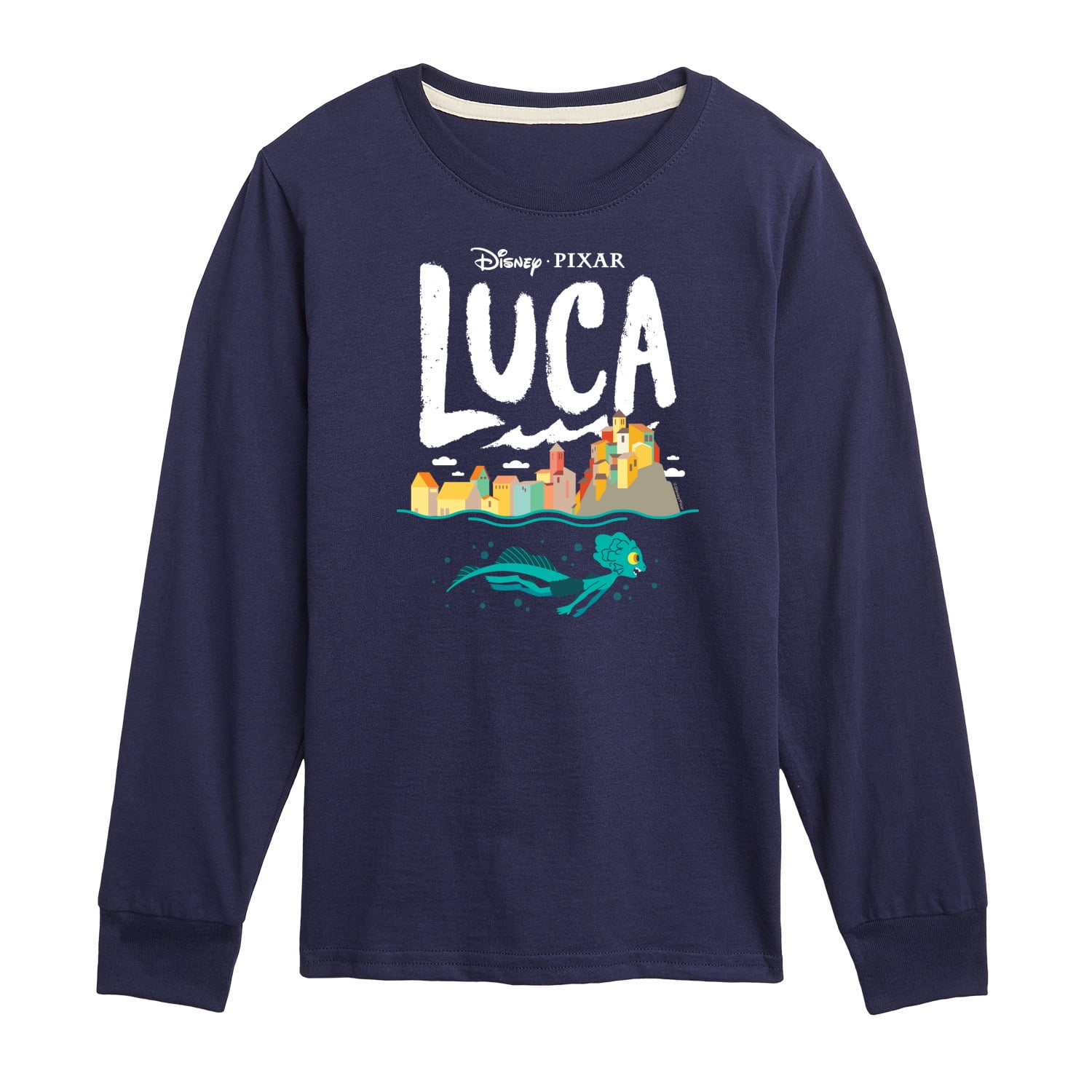 Luca - Coastal Sea Monster - Toddler And Youth Long Sleeve Graphic T ...