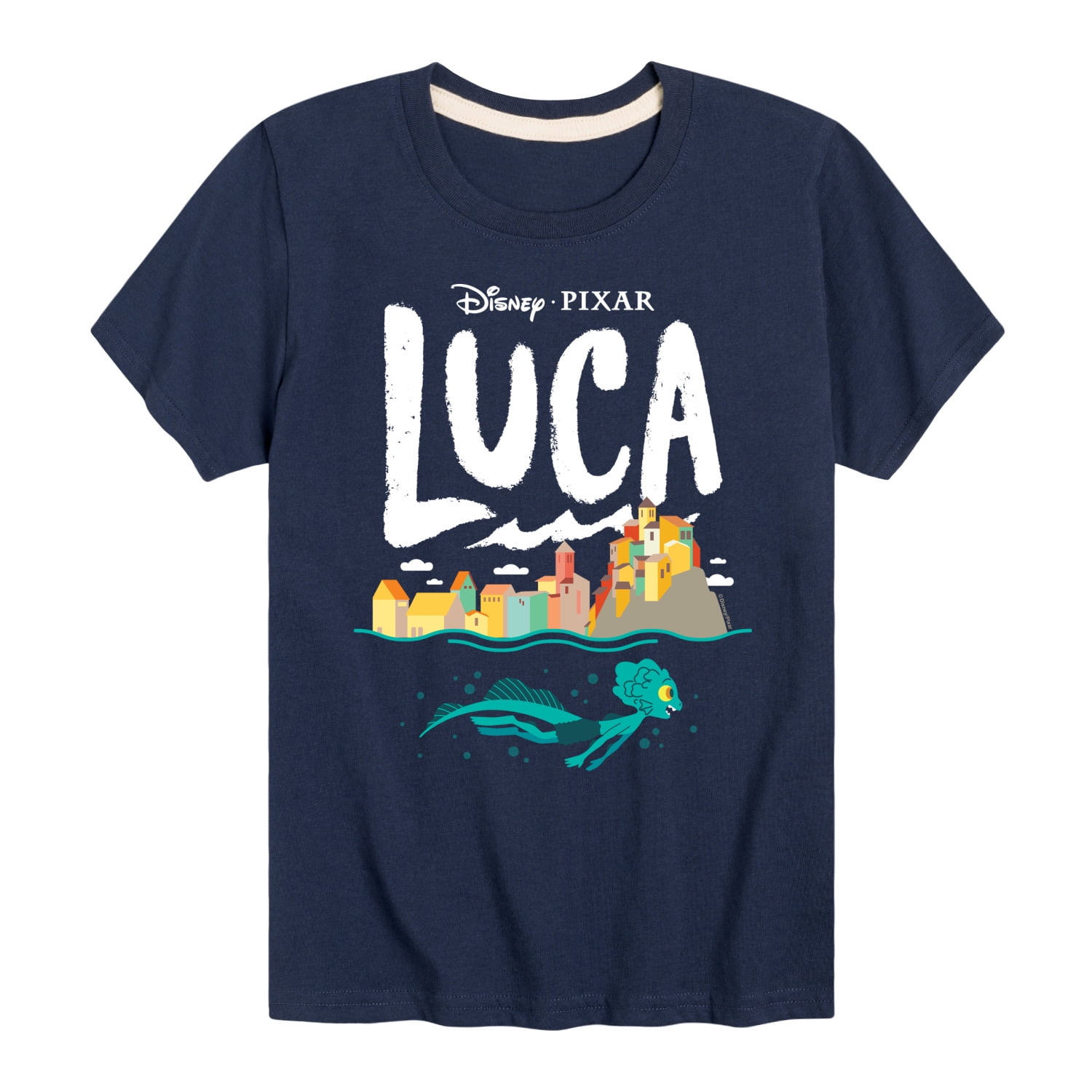 Luca - Coastal Sea Monster - Toddler And Youth Short Sleeve Graphic T ...