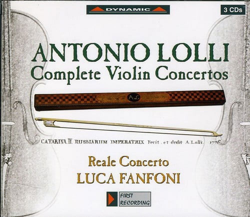 Luca Fanfoni - Complete Violin Concertos - Music & Performance - CD ...