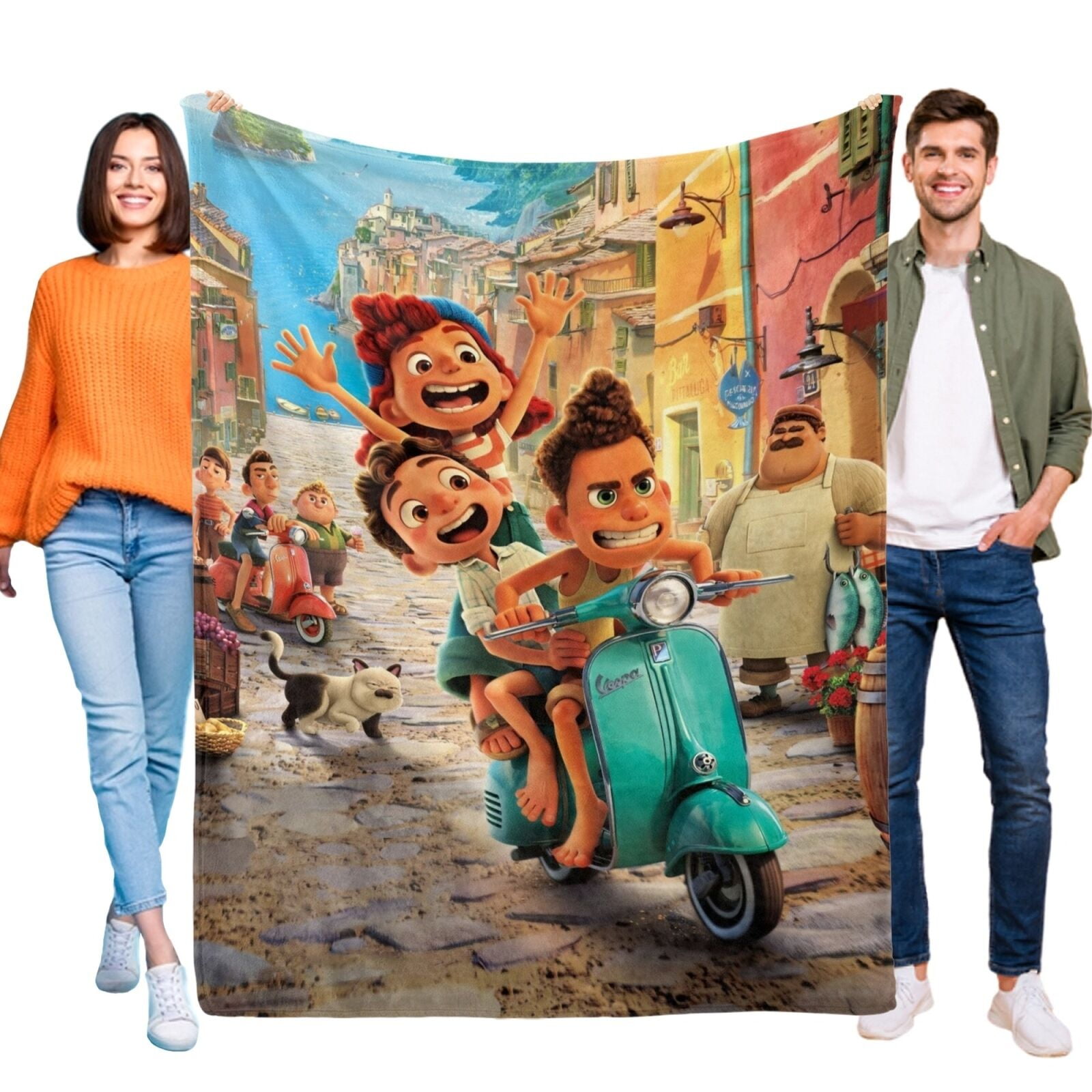 Luca Flannel Blanket Sofa Bed Couch Office Throw Birthday Gift for Kids ...