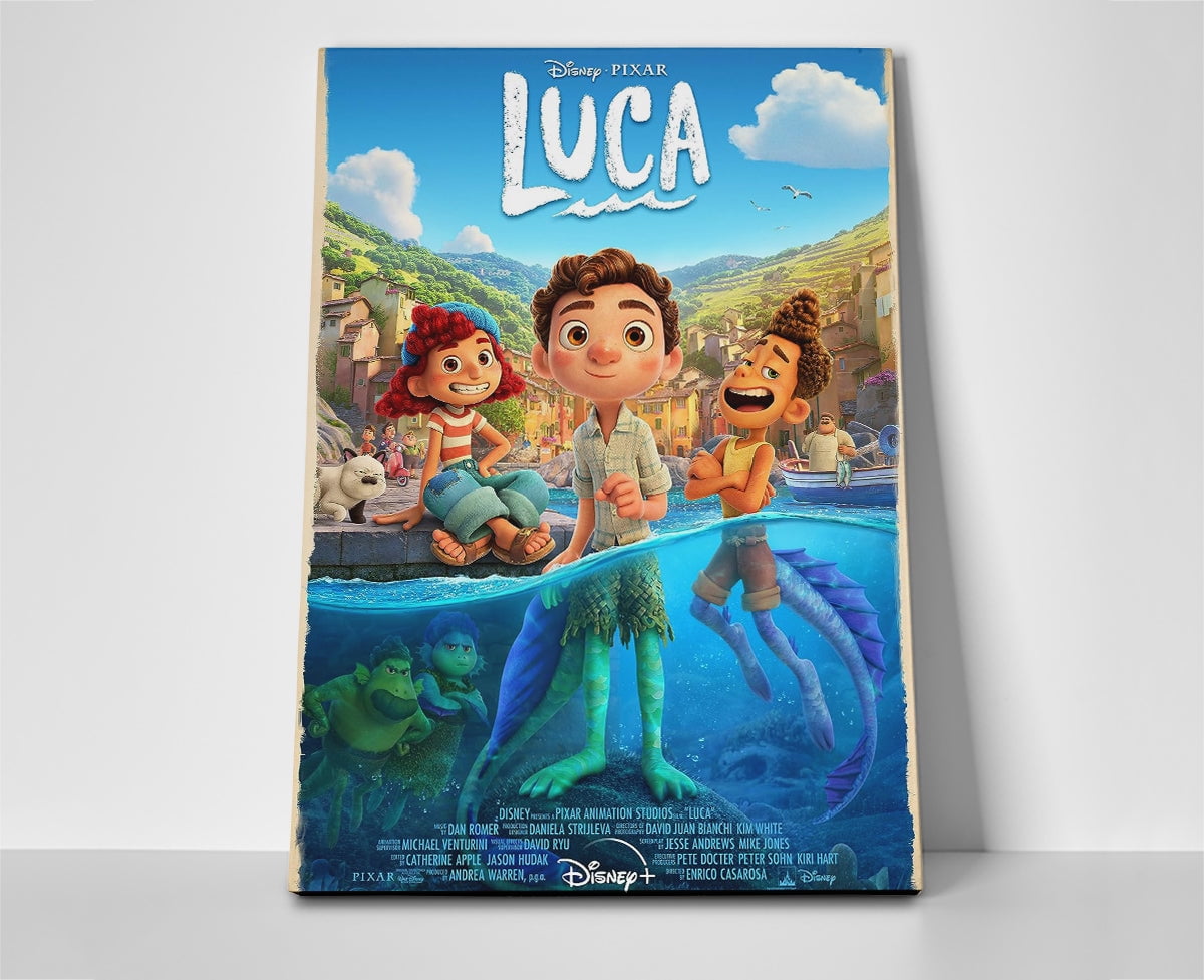 Luca Movie Poster or Wrapped Canvas - Walmart.com