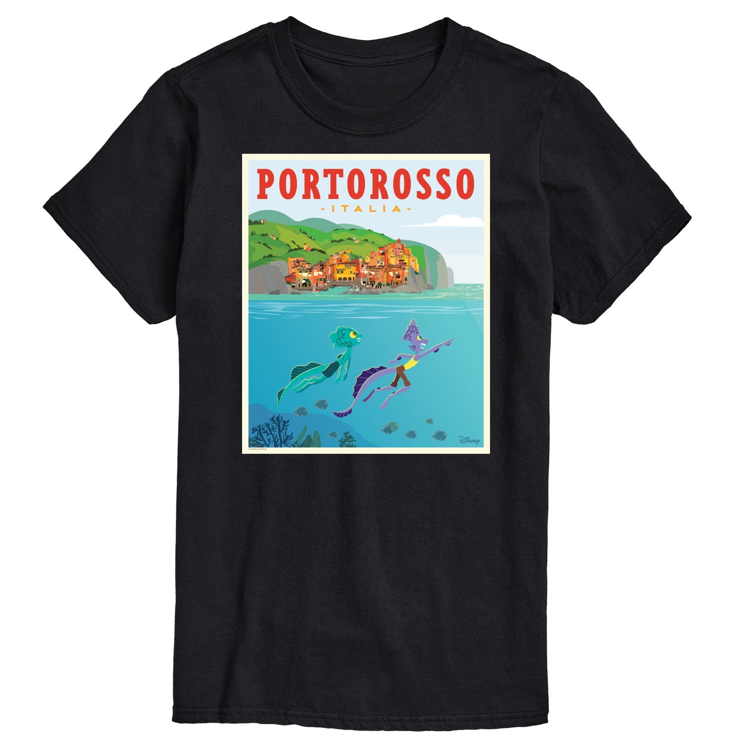 Luca - Portorosso Italy Postcard - Men's Short Sleeve Graphic T-Shirt ...