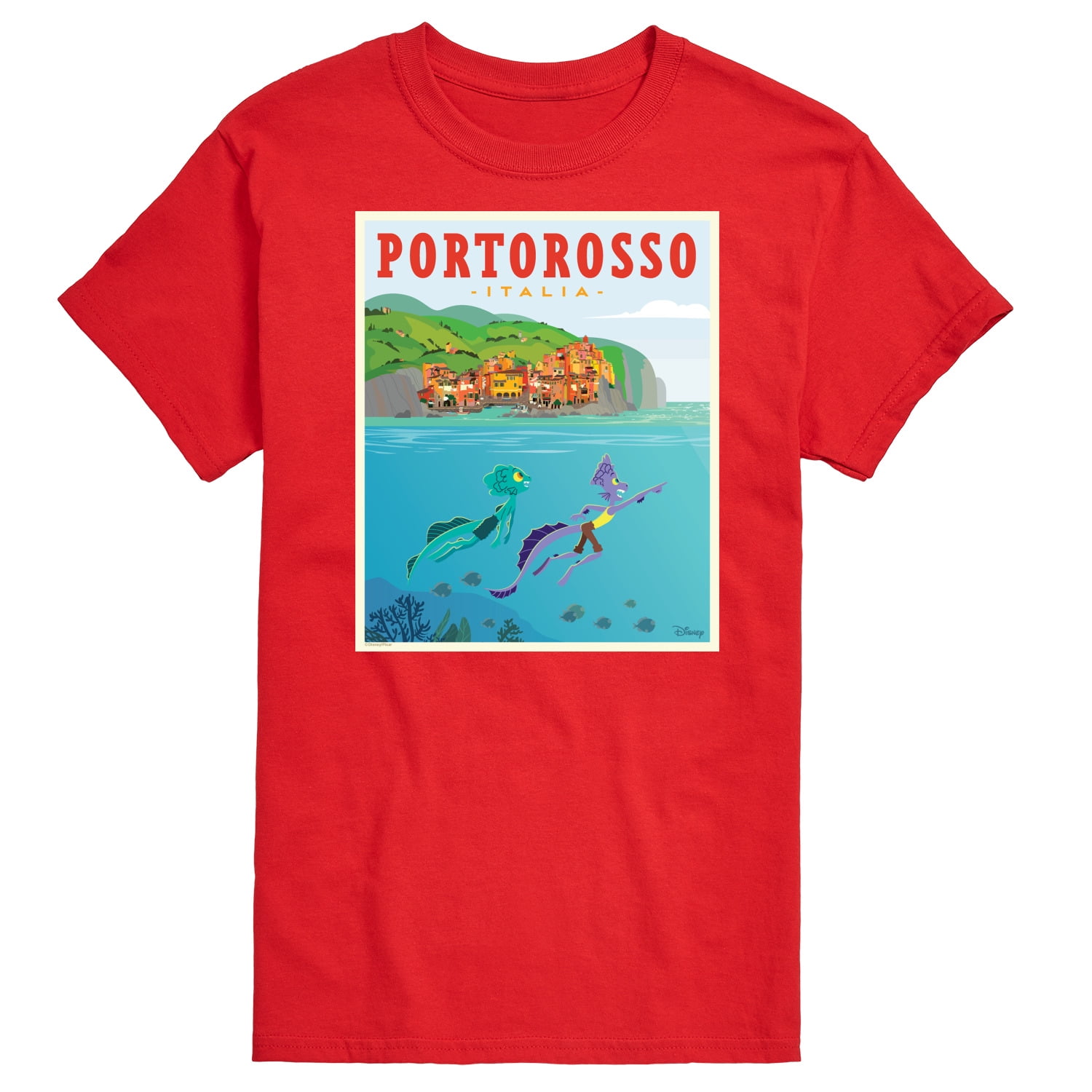 Luca - Portorosso Italy Postcard - Men's Short Sleeve Graphic T-Shirt ...
