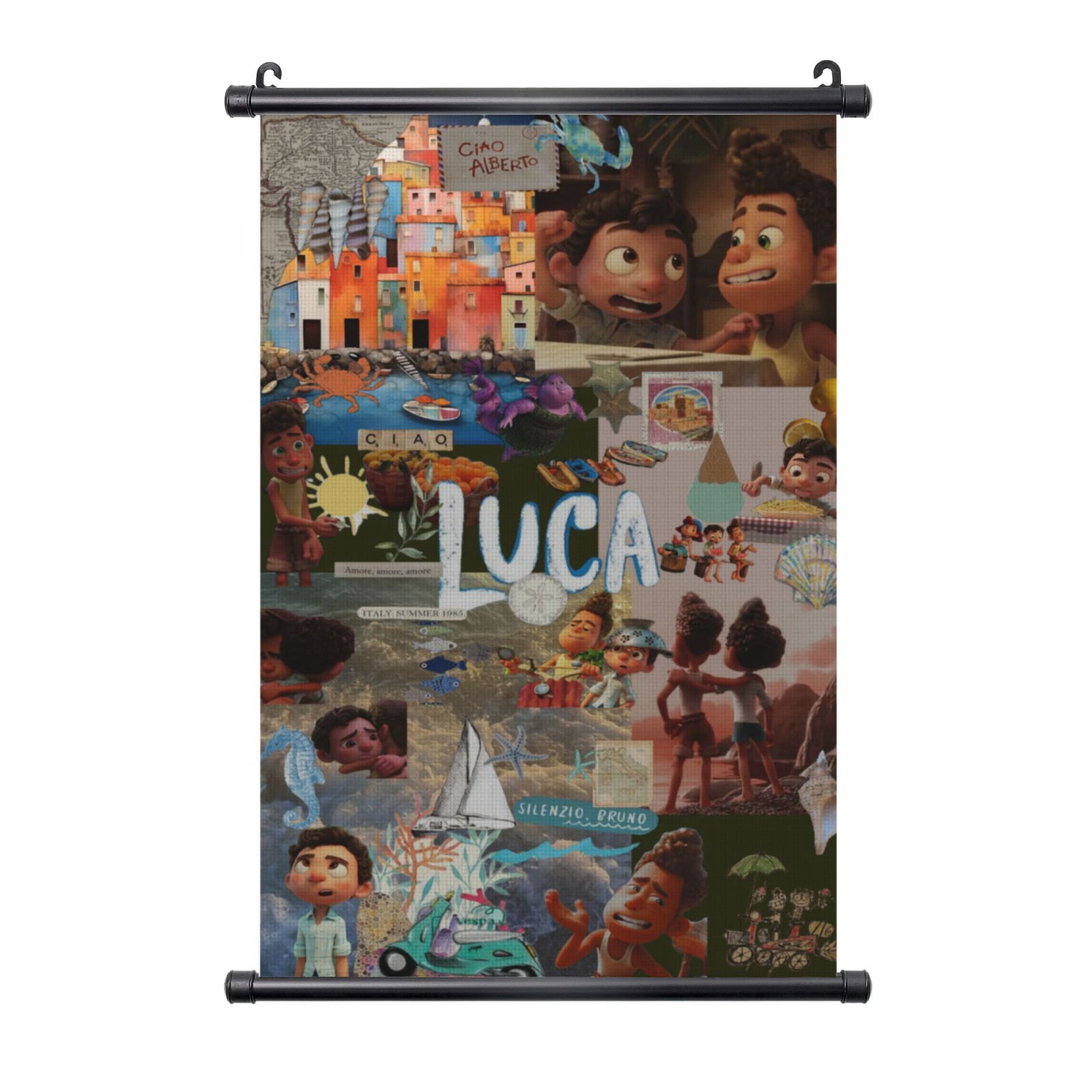 Luca Poster Plastic Shaft Wall Hanging Banner Artwork Canvas Wall Art ...