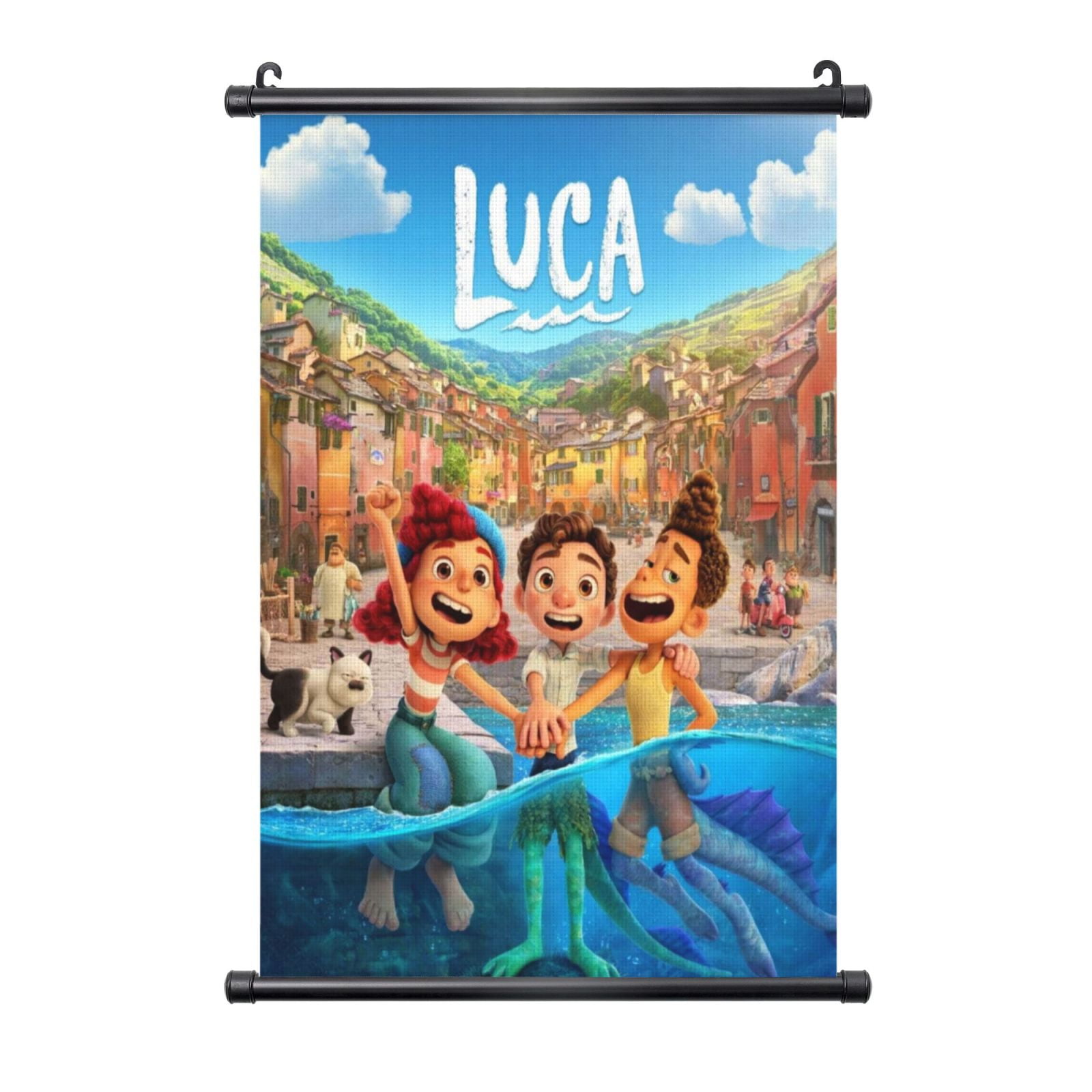 Luca Poster Plastic Shaft Wall Hanging Banner Artwork Canvas Wall Art ...