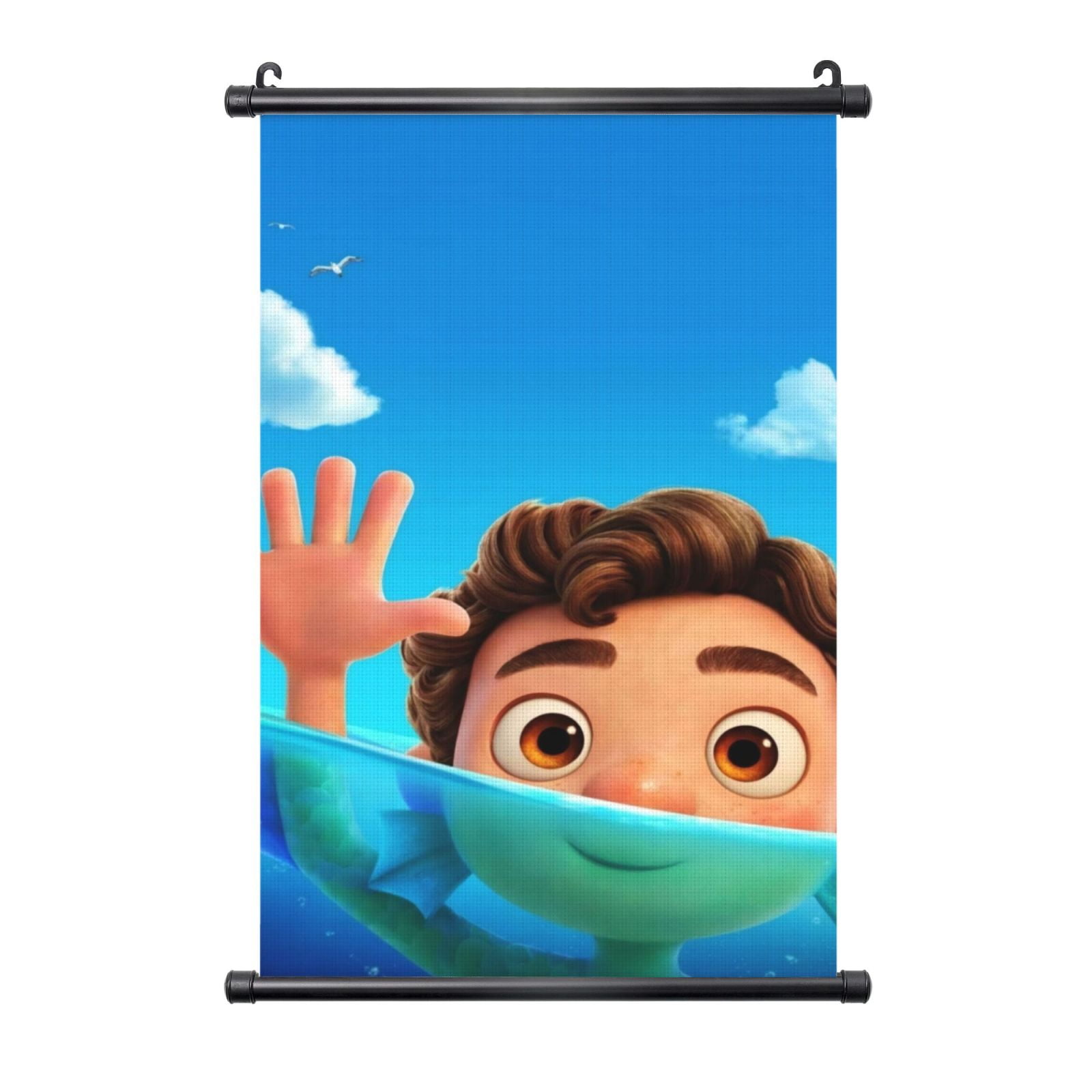Luca Poster Plastic Shaft Wall Hanging Banner Artwork Canvas Wall Art ...