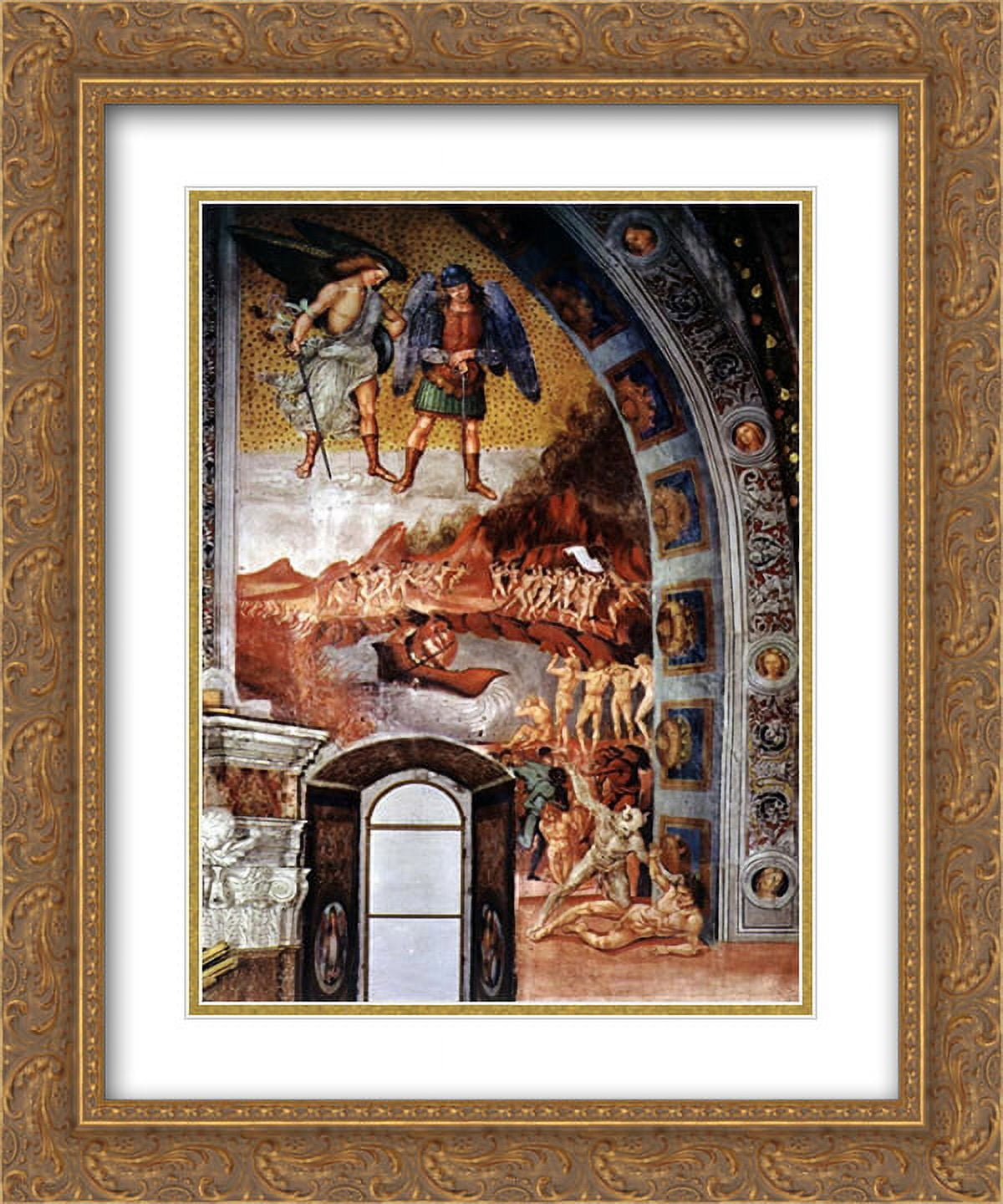 Luca Signorelli 2x Matted 20x24 Gold Ornate Framed Art Print 'The Last ...