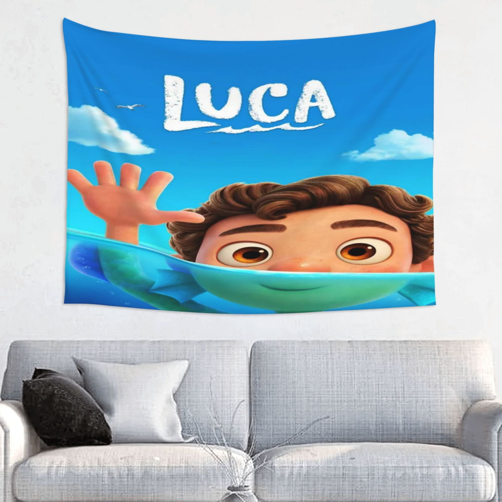 Luc Tapestry Anime Poster Large Background Wall Art Bedroom Wall Decor ...