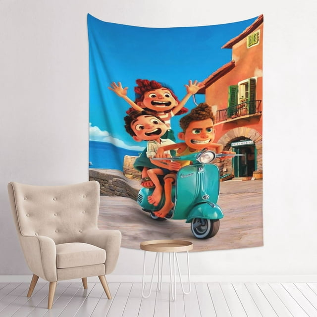 Luc Tapestry Anime Poster Large Background Wall Art Bedroom Wall Decor ...