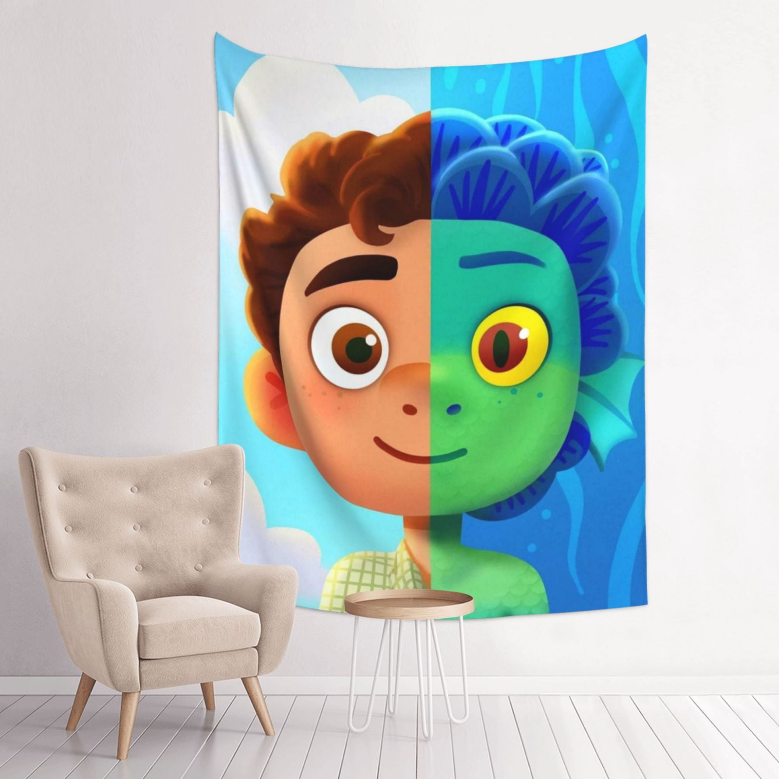 Luc Tapestry Anime Poster Large Background Wall Art Bedroom Wall Decor ...