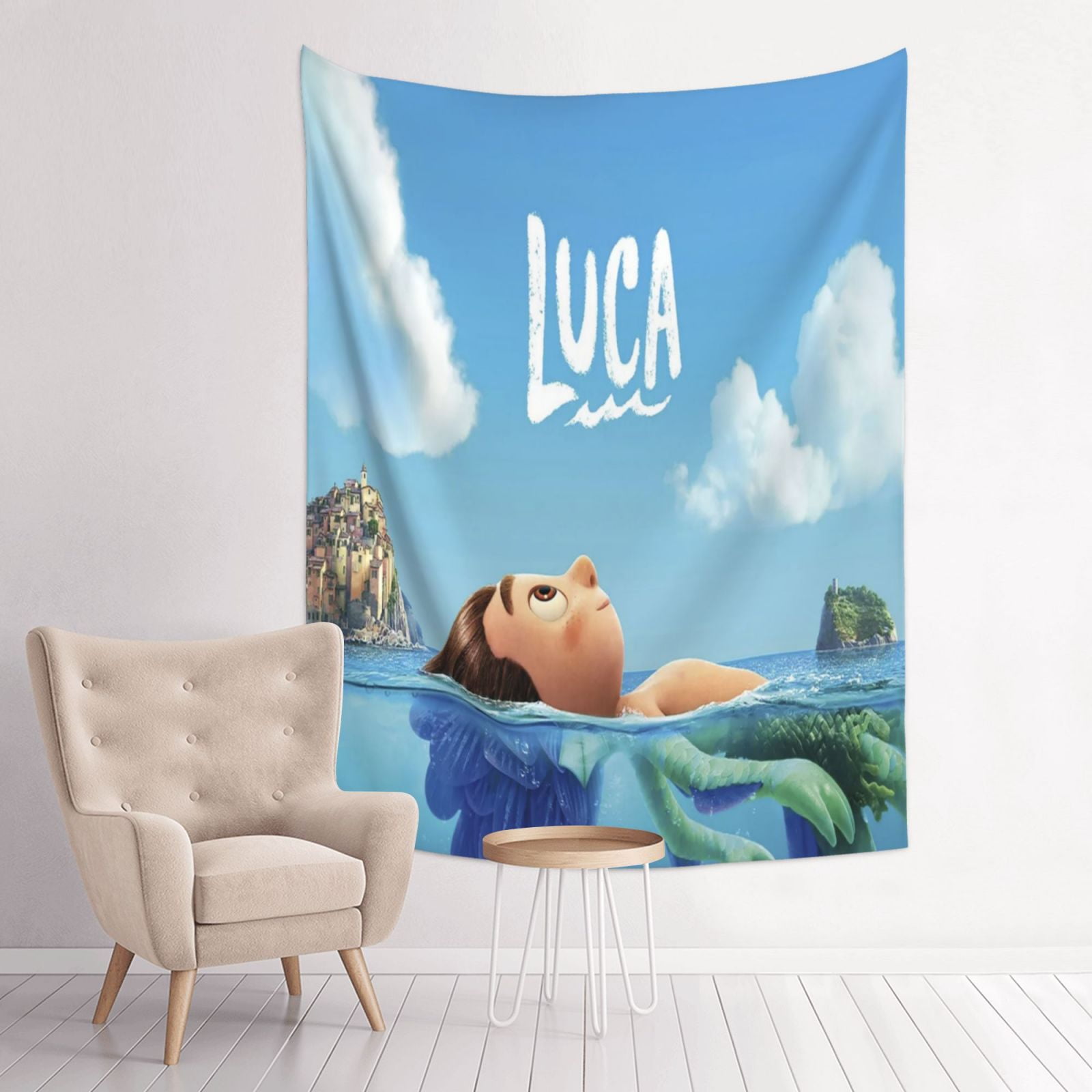 Luc Tapestry Anime Poster Large Background Wall Art Bedroom Wall Decor ...