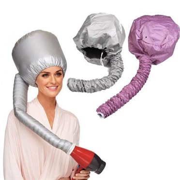 Portable Soft Hood Hair Dryer Bonnet - Salon-Pro Style Adjustable Cap ...
