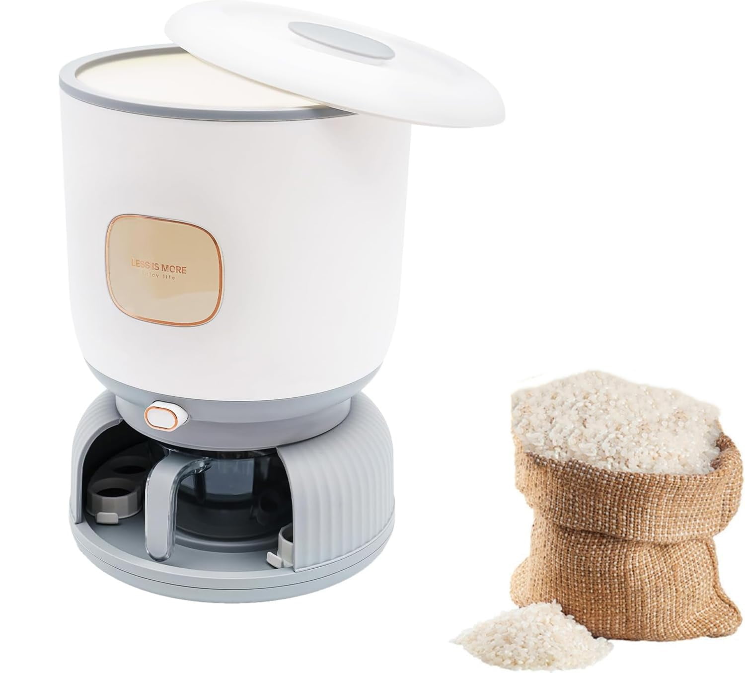 Lucario Rice Dispenser Container Airtight Cereal Storage Containers ...