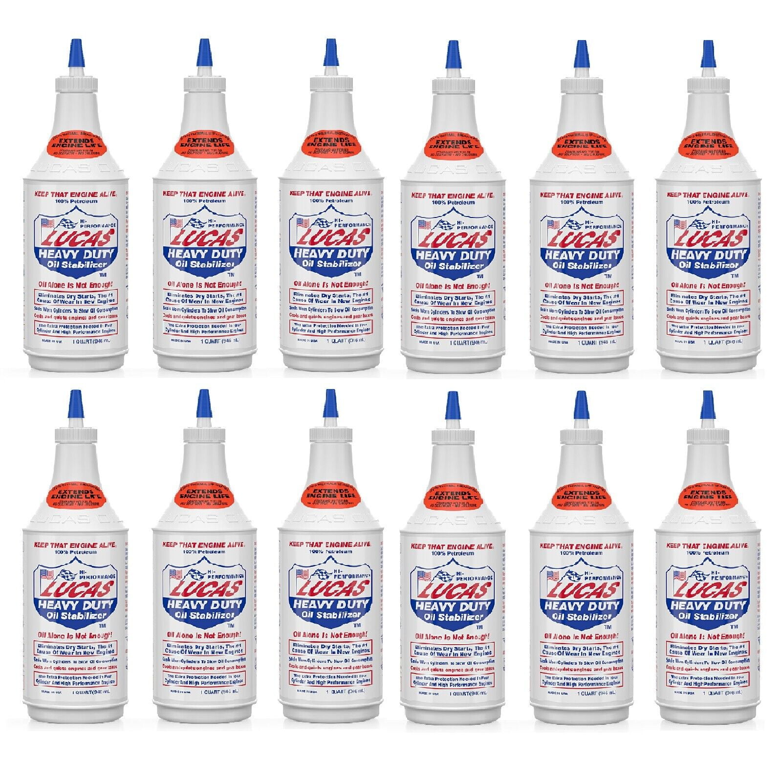 Lucas 10001 Heavy Duty Oil Stabilizer 1 Quart | 0.94 Liter - 32oz ...