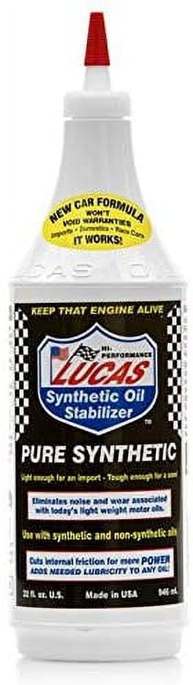 Lucas Pure Synthetic Heavy Duty Oil Stabilizer, 946 mL - Walmart.com