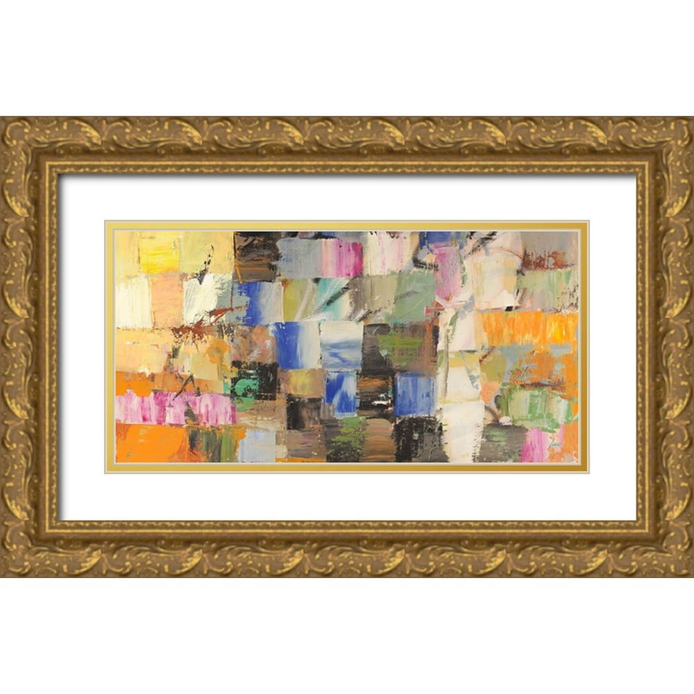 Lucas 18x11 Gold Ornate Wood Framed with Double Matting Museum Art ...