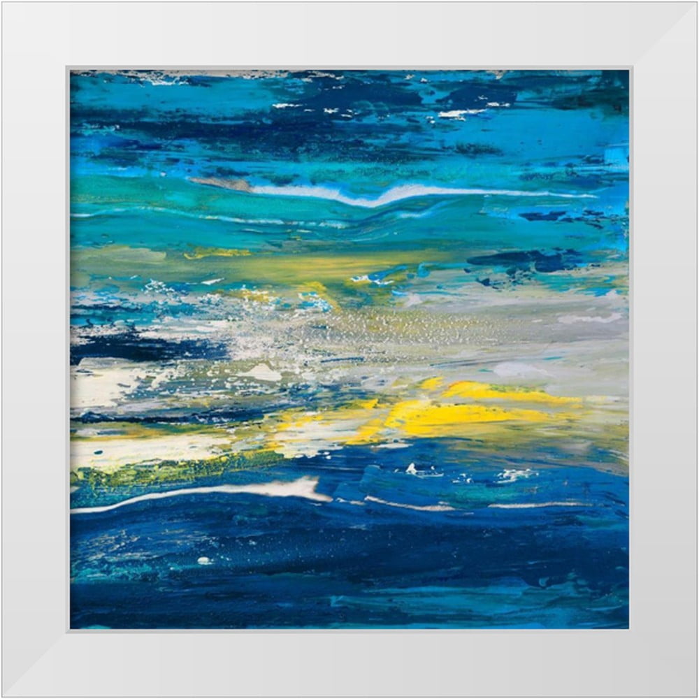Lucas 20x20 White Modern Wood Framed Museum Art Print Titled - In volo ...