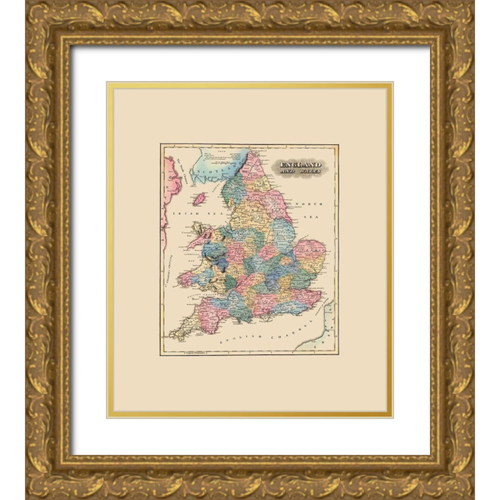 Lucas 20x23 Gold Ornate Wood Framed with Double Matting Museum Art ...