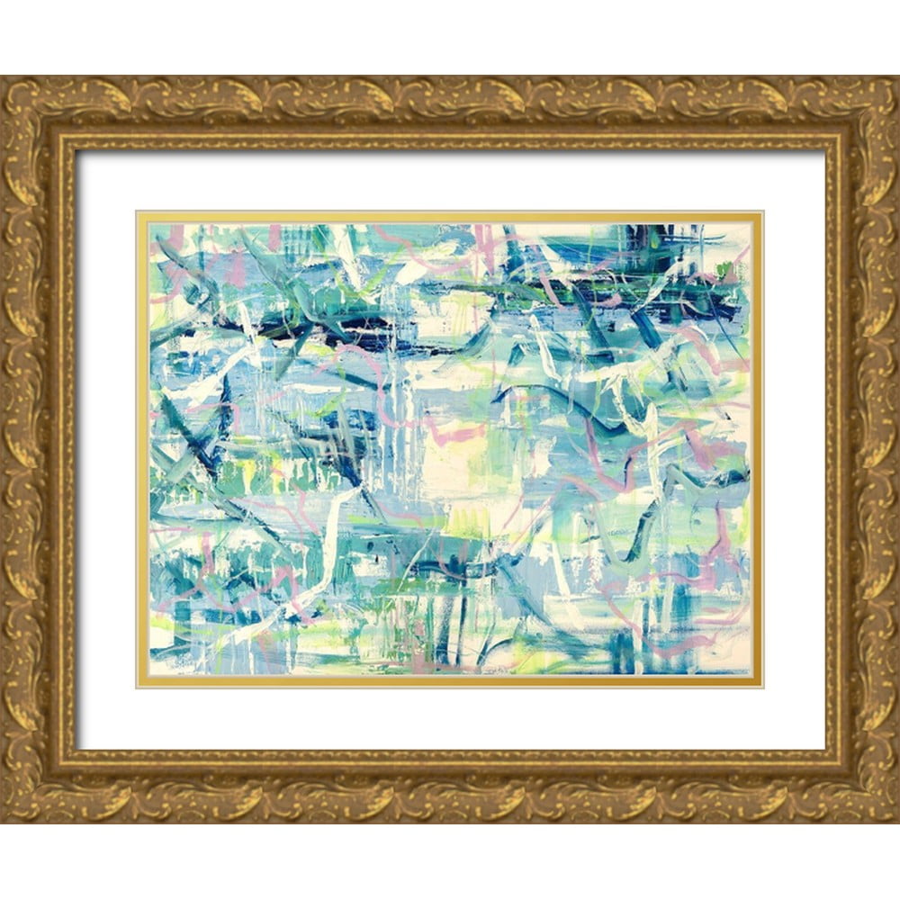 Lucas 24x19 Gold Ornate Wood Framed with Double Matting Museum Art Print Titled - Agua de Mar ...