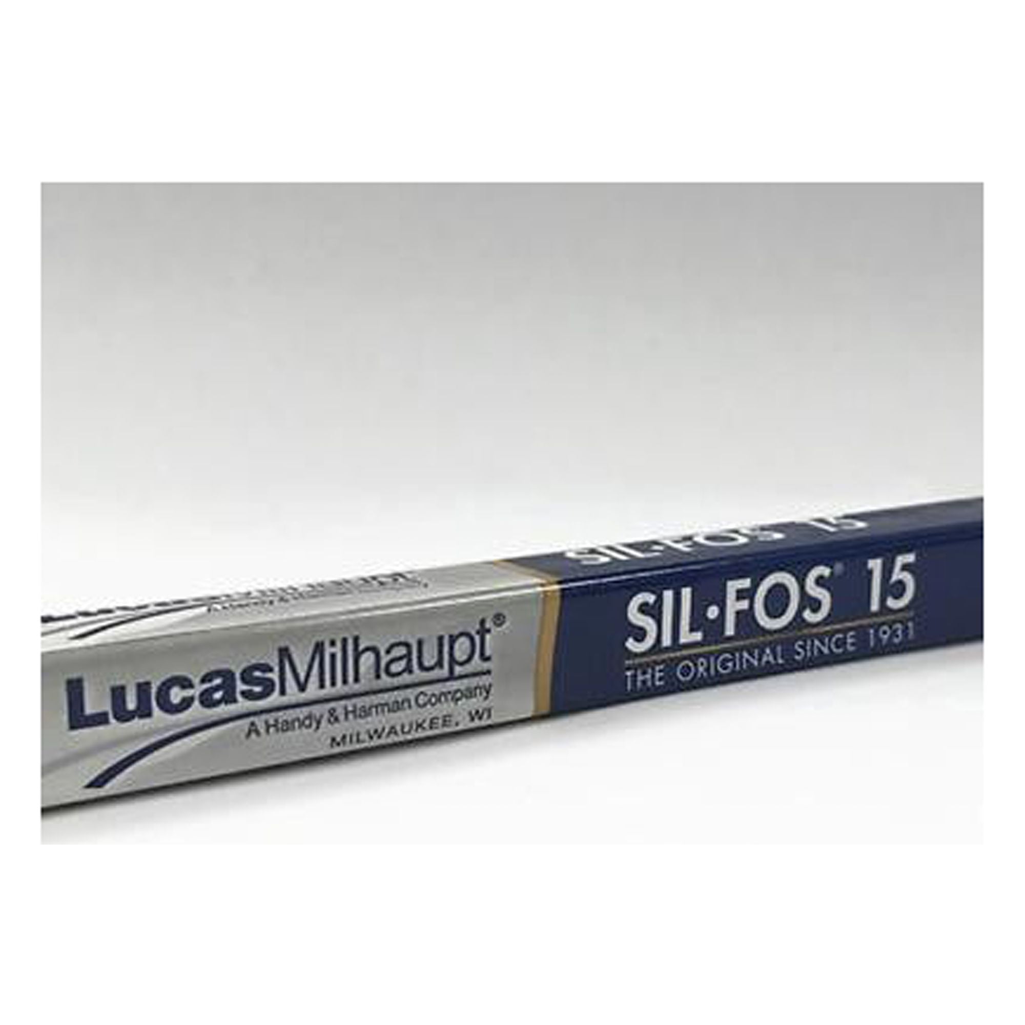 Lucas Barzing Alloys Sil-Fos 15% Silvaloy Rods, .125" x .050" x 20", Plastic Tube, 7 Piece ...