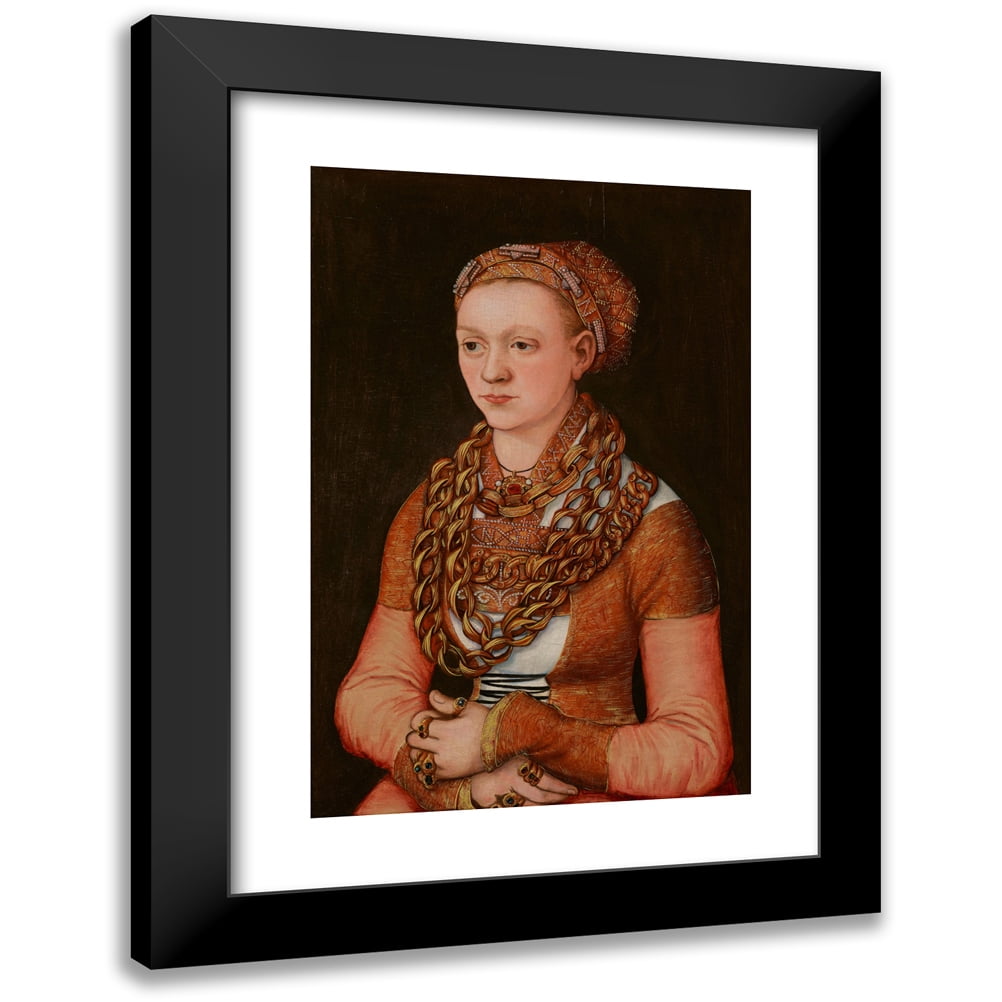 Lucas Cranach the Elder 13x18 Black Modern Framed Museum Art Print ...
