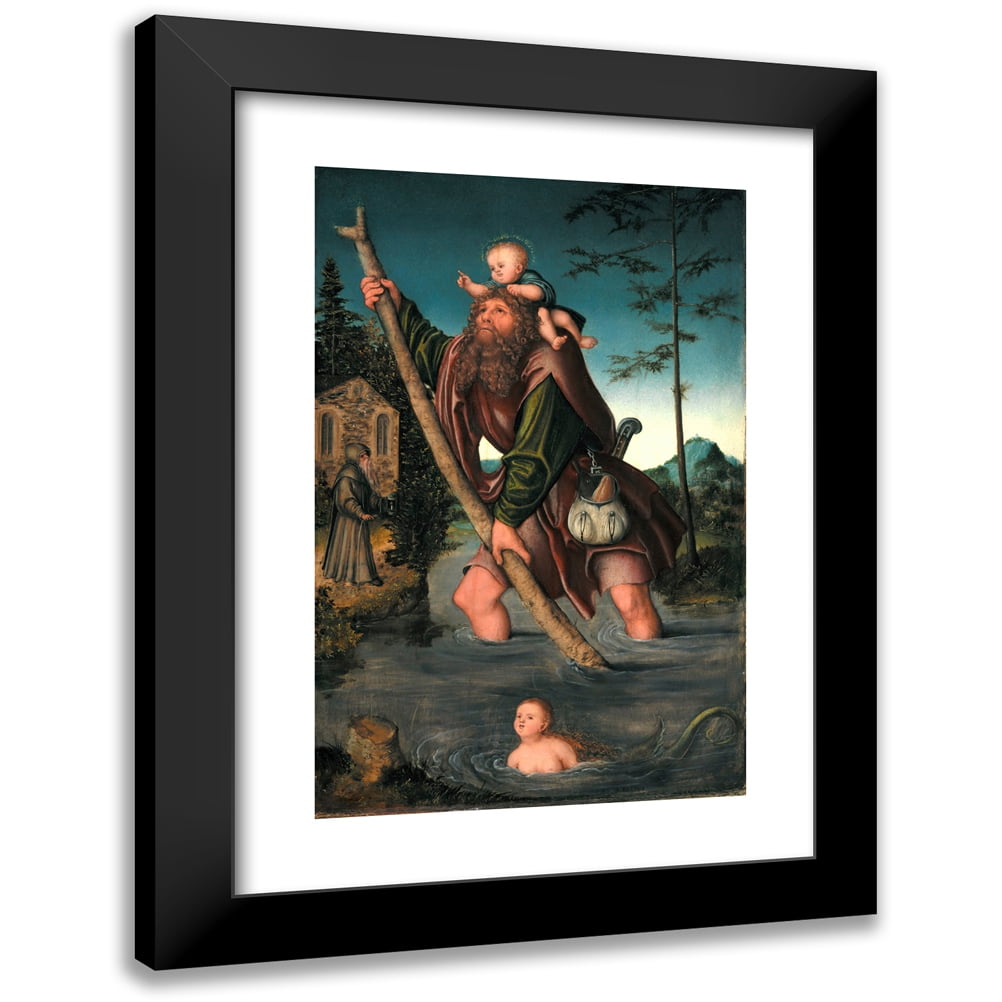 Lucas Cranach the Elder 13x18 Black Modern Framed Museum Art Print ...