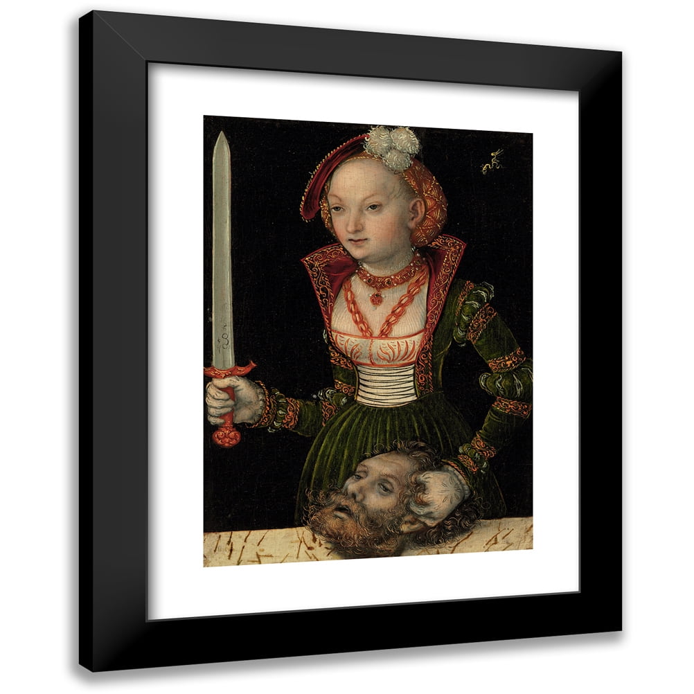 Lucas Cranach the Elder 14x18 Black Modern Framed Museum Art Print ...