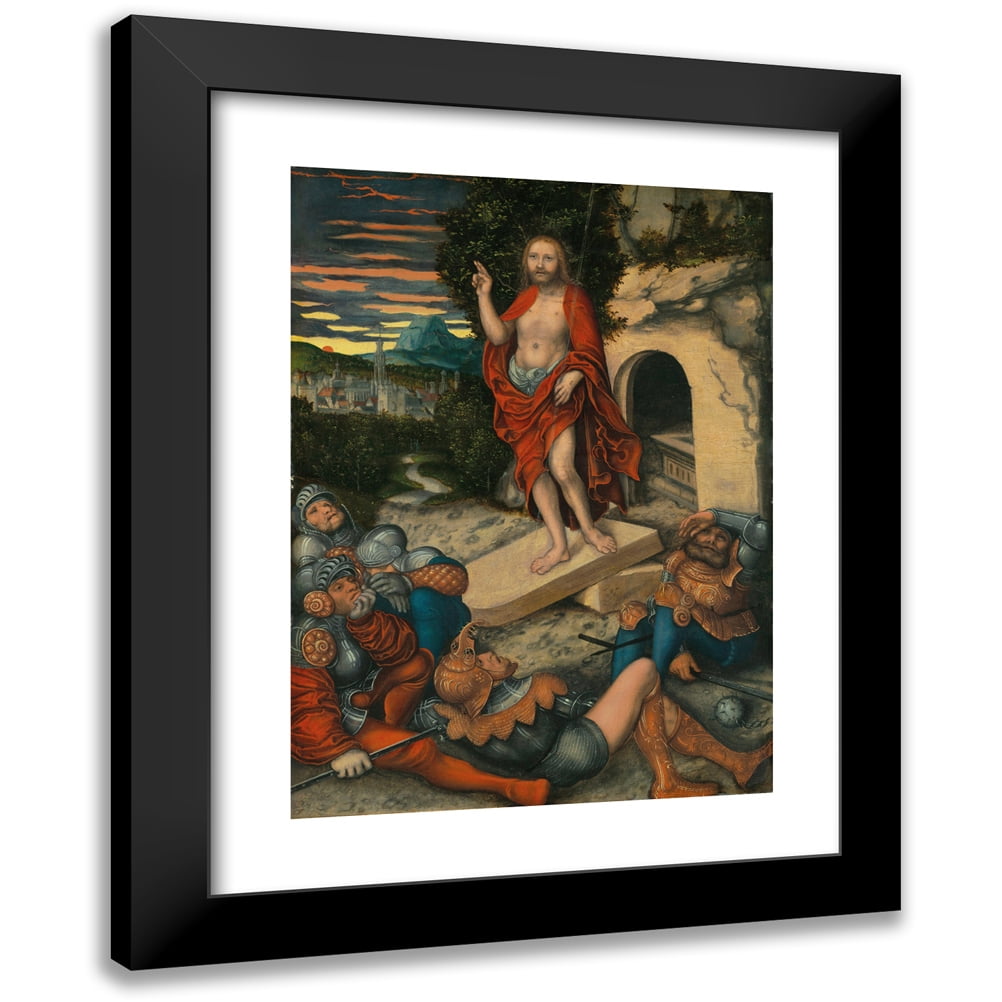 Lucas Cranach the Elder 14x18 Black Modern Framed Museum Art Print ...