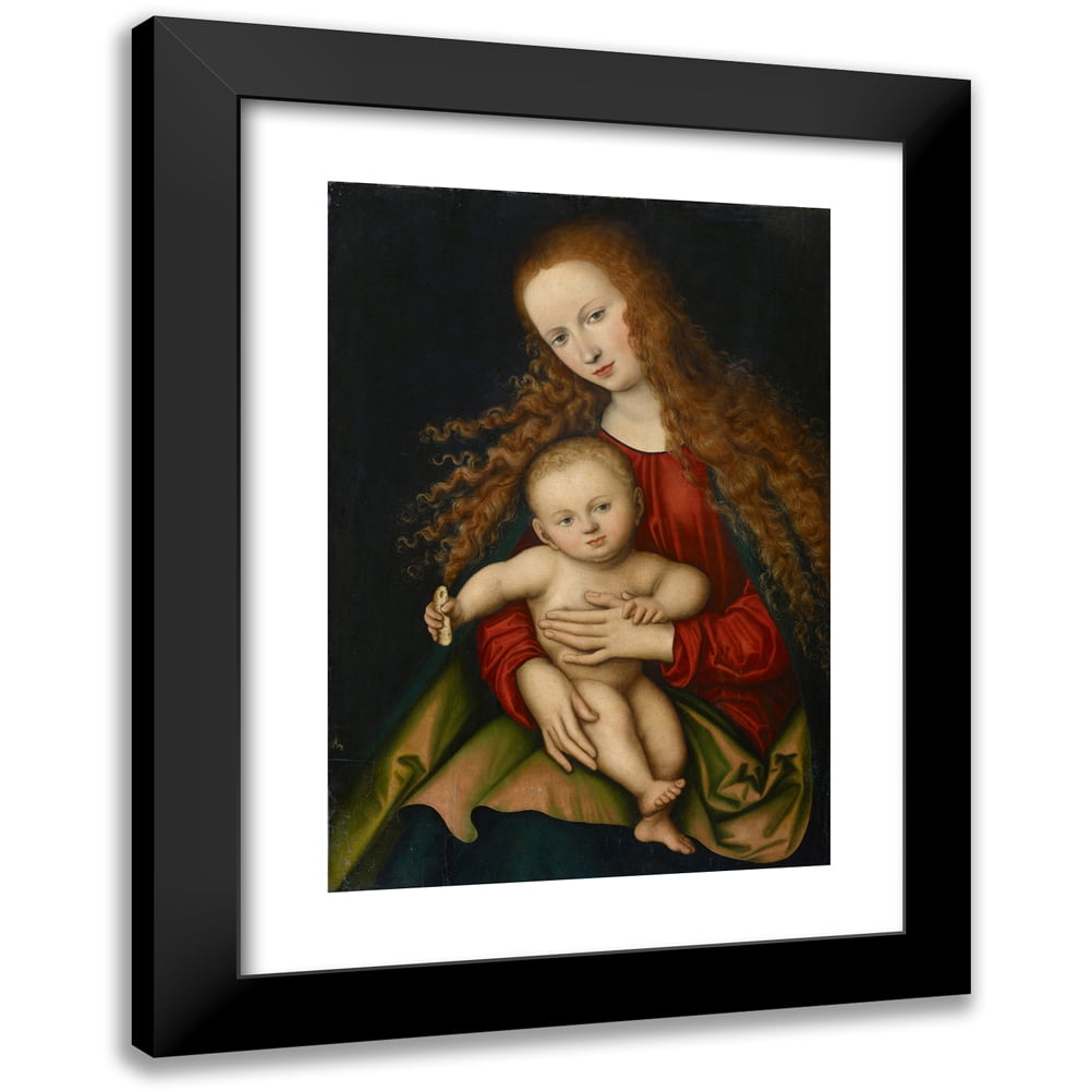 Lucas Cranach the Elder 14x18 Black Modern Framed Museum Art Print ...