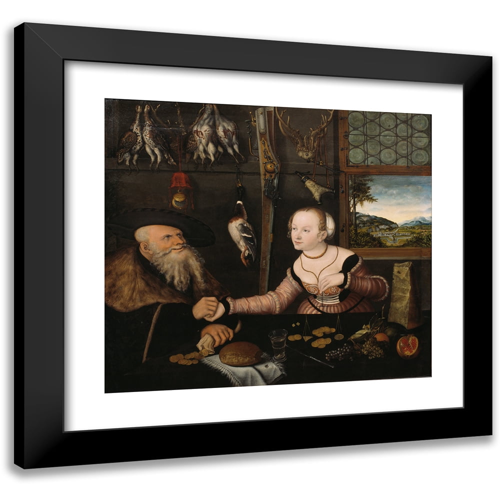 Lucas Cranach the Elder 16x15 Black Modern Framed Museum Art Print ...