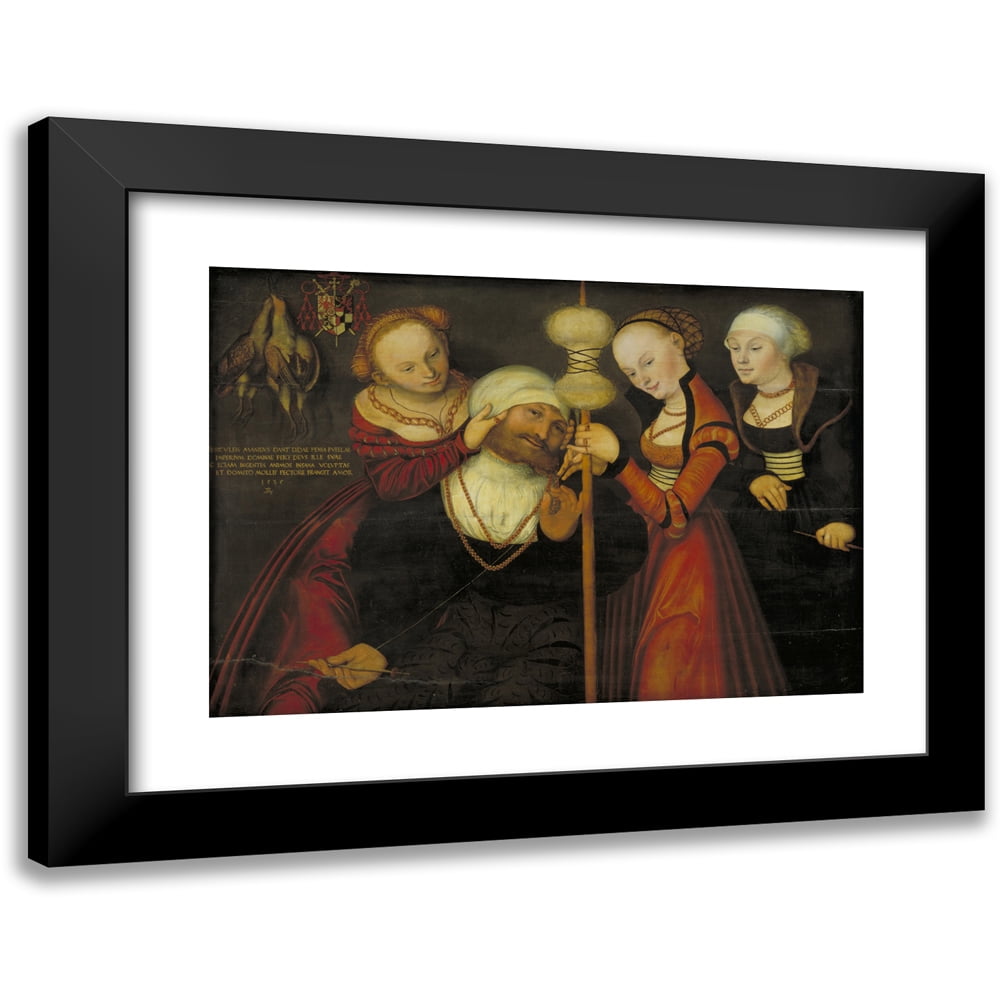 Lucas Cranach the Elder 18x14 Black Modern Framed Museum Art Print ...