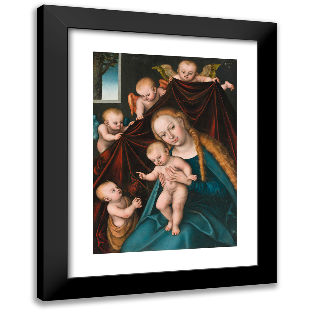 Lucas Cranach the Elder 18x24 Black Modern Framed Museum Art Print ...