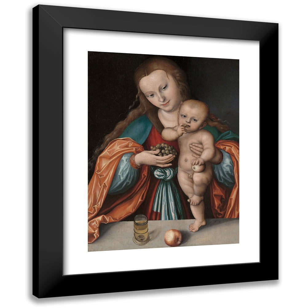 Lucas Cranach the Elder 19x24 Black Modern Framed Museum Art Print ...